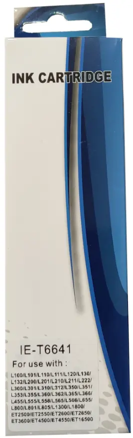 Sinocopy Mastilo INKJET T6641 K, Dopuna za Epson EPIJ6641SC, 70 ml, Crna