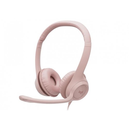 Logitech H390 ClearChat Comfort USB Headset Rose