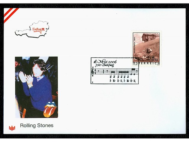 Austrija 2006 | FDC | The Rolling Stones, Mick Jagger