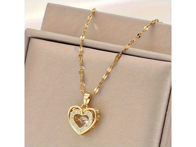 Ogrlica Heart Gold ✿NOVO✿