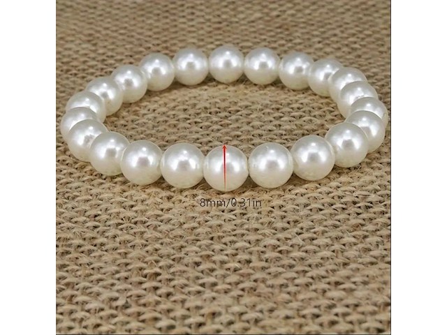 Narukvica Pearl White ✿NOVO✿