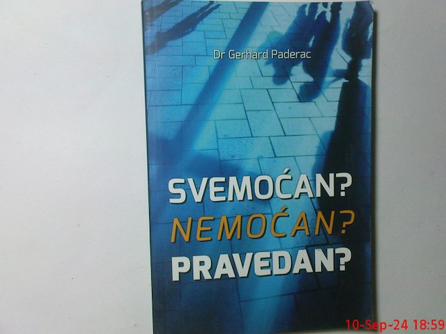 DR. GERHARD PADERAC  -  SVEMOCAN ? NEMOCAN ? PRAVEDAN ?