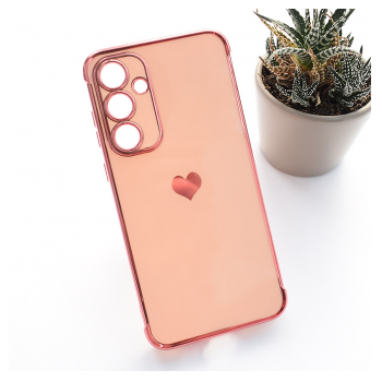 Maska Heart Frame za Samsung A55/ A556B roze