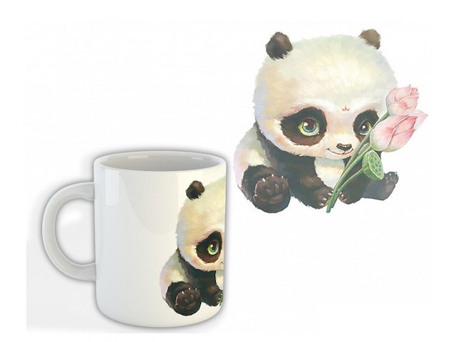 Solja Keramicka Baby Panda Vise Modela