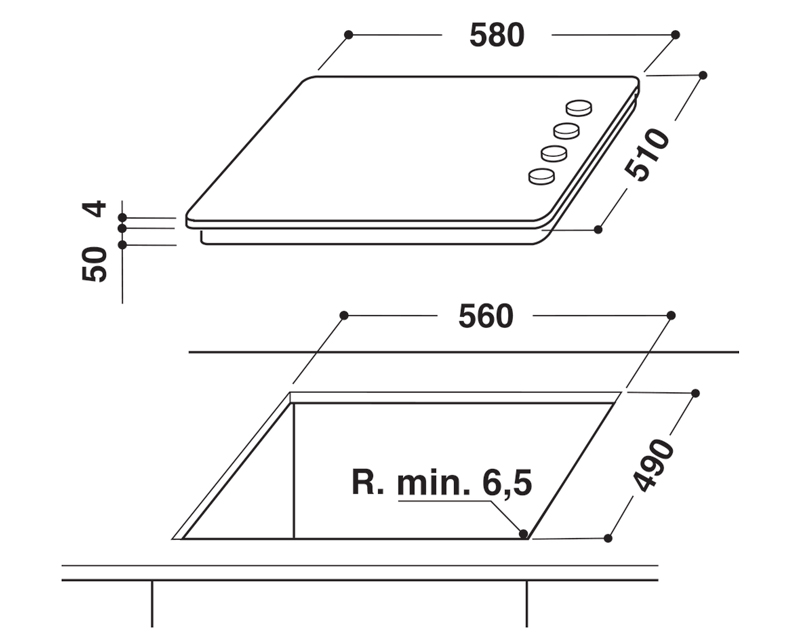 WHIRLPOOL AKM 9010/NE Ugradna ploča