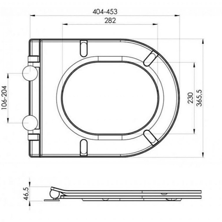 WC DASKA V&B SOFTCLOSE SLIM