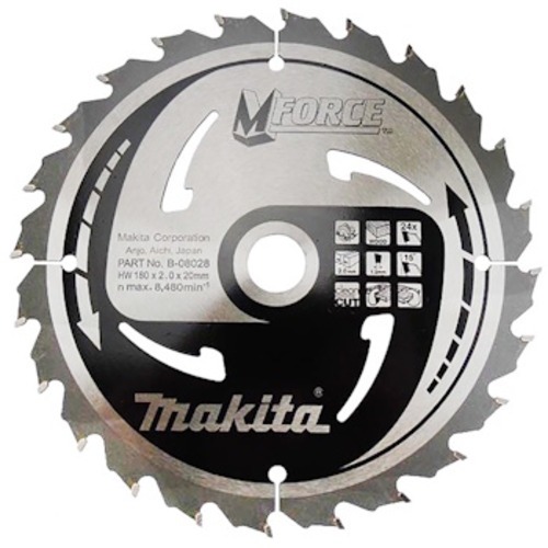 MAKITA B-08028 list za testeru od tvrdog metala MForce 180mm