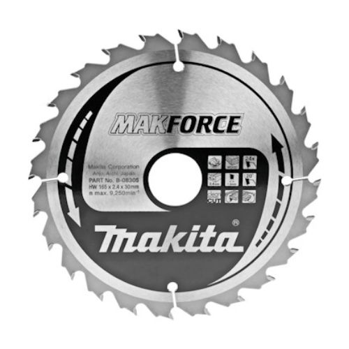 MAKITA B-08296 TCT list za testeru od tvrdog metala MAKForce 160mm