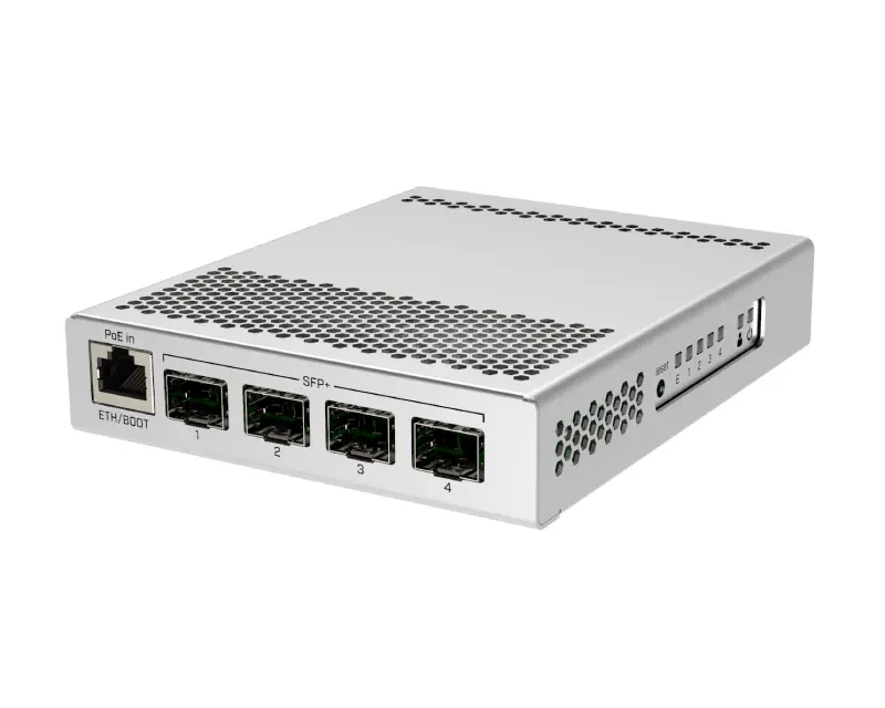 MIKROTIK (CRS305-1G-4S+IN) Cloud Router Switch 305-1G-4S+IN, desktop enclosure