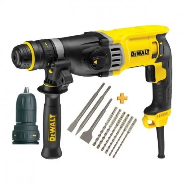 DeWalt Elektro pneumatski čekić SDS-Plus D25144KP , 900W + Set pribora