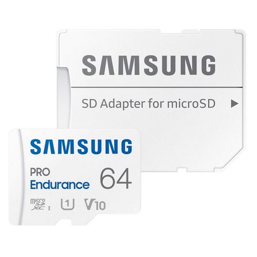 SAMSUNG PRO Endurance MicroSDXC 64GB + SD Adapter MB-MJ64KA