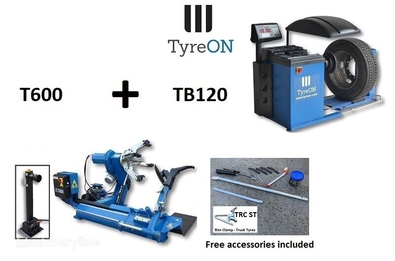 Novi TyreON ► 26 Inch truck tyre changer + truck wheel balancer with wheel demonterka