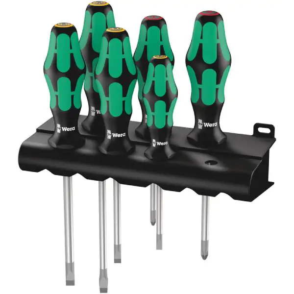 Wera 334/6 Set odvijača Kraftform Plus Lasertip, 6 komada