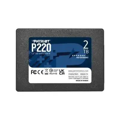 SSD 2.5 SATA3 2TB Patriot P220 550MBs/500MBs P220S2TB25