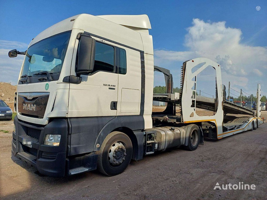 MAN TGX + OSZAN 2018 tegljač + poluprikolica autotransportera