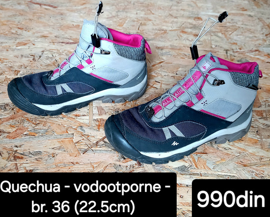 Quechua patike za planinarenje vodootporne br. 36