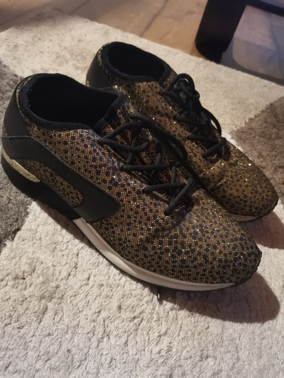 Kate Gray zlatne-leopard patike 38