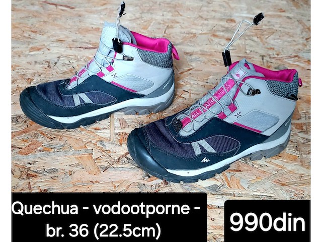 Quechua patike za planinarenje vodootporne br. 36