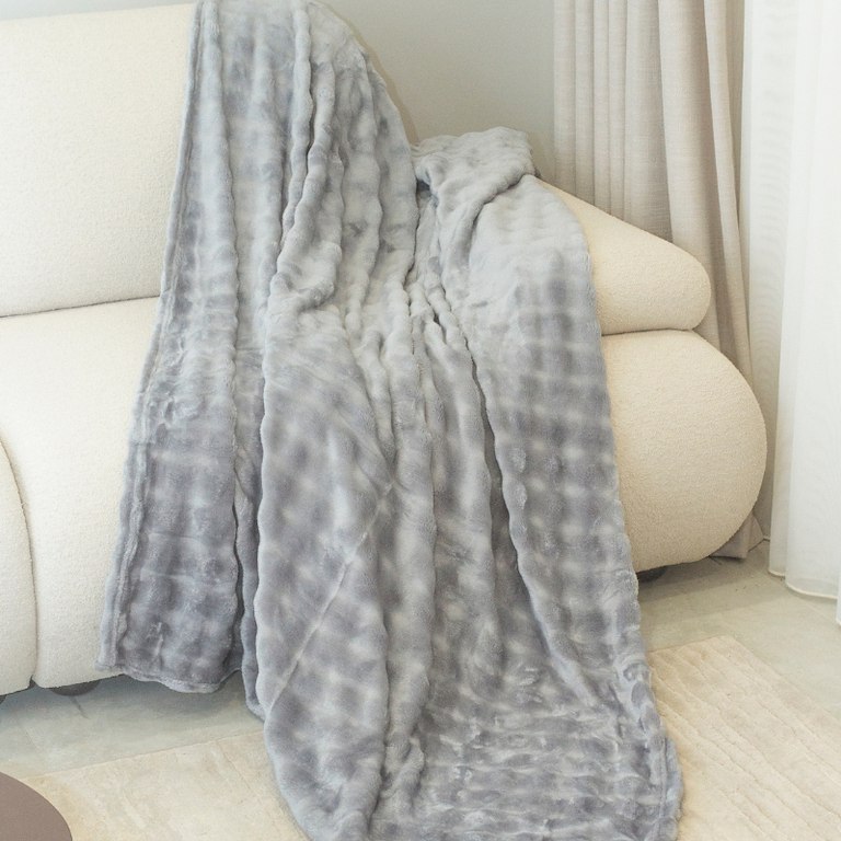 Ćebe SOFT WAVE 130x170 - Grey