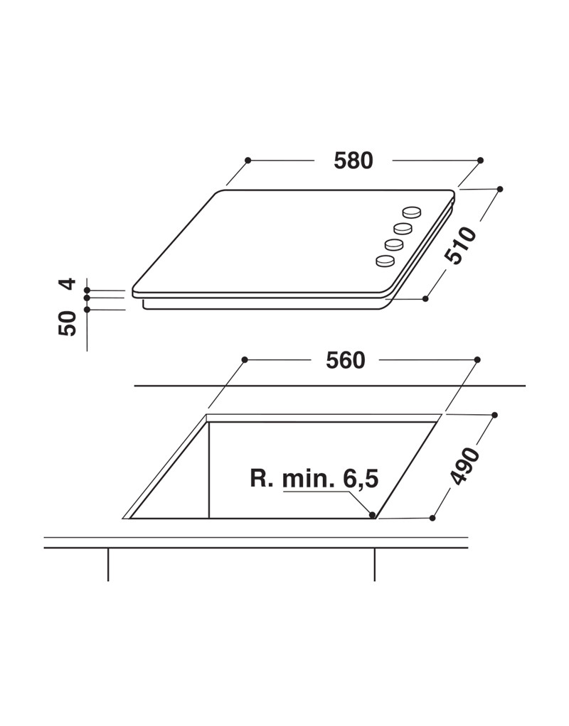 WHIRLPOOL AKM 9010/NE Ugradna ploča