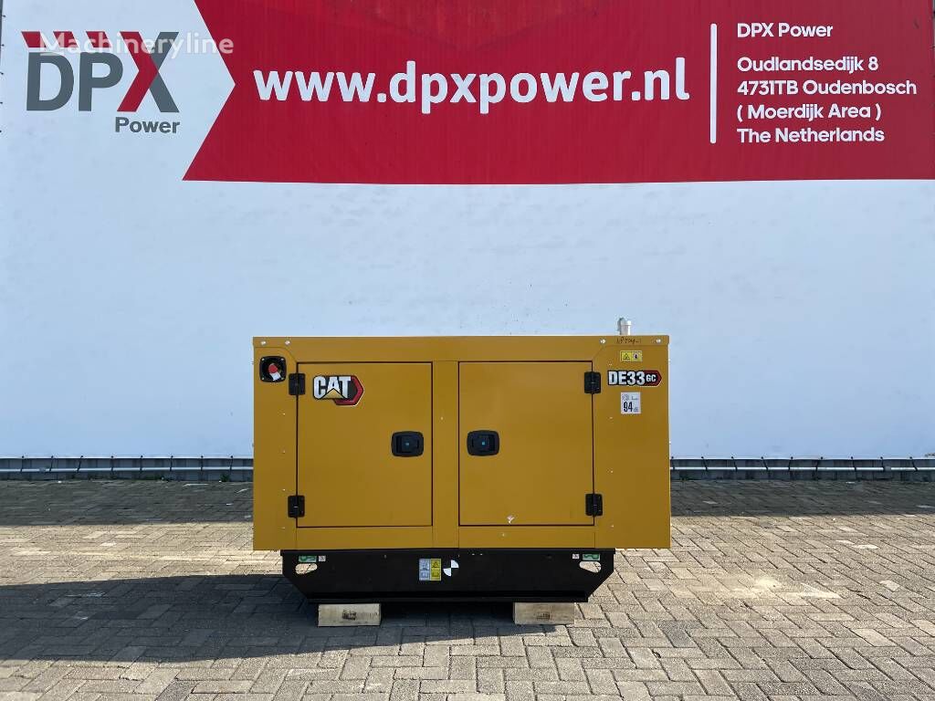 Novi Caterpillar CAT DE33GC - 33 kVA Stand-by Generator Set - DPX-18204 diesel generator