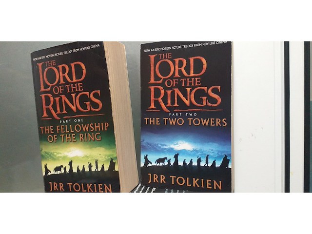 THE LORD OF THE RINGS  part one part two JJR Talkien