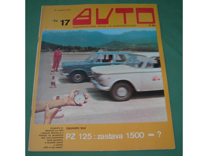 AUTO br. 17, 1971. - PZ 125 - Zastava 1500