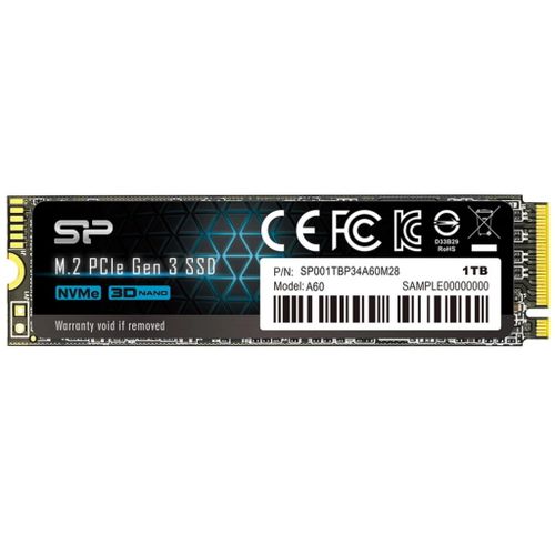 SSD SILICON POWER A60 256GB M.2 PCle crna