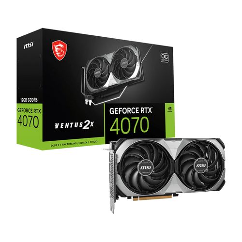 MSI nVidia GeForce RTX 4070 12GB RTX 4070 VENTUS 2X E1 12G OC grafička karta