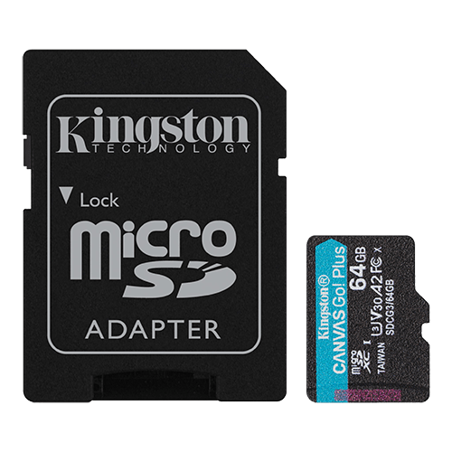 KINGSTON Canvas Go! Plus 64GB MicroSD SDCG3/64GB Memorijska kartica