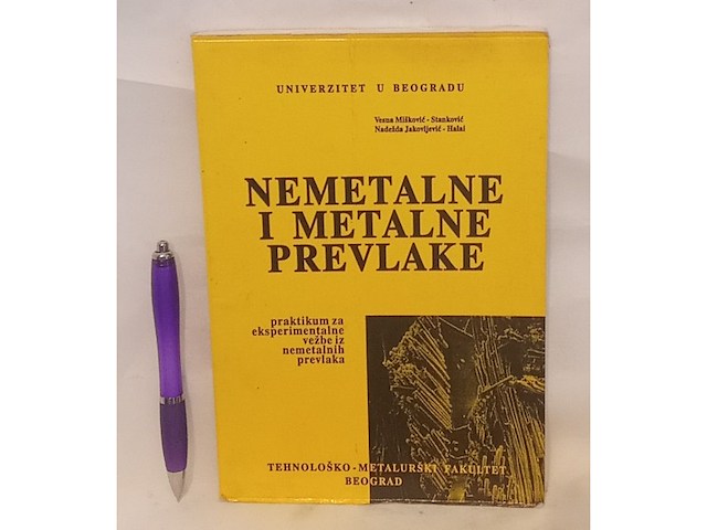 NEMETALNE I METALNE PREVLAKE,PRAKTIKUM ZA VEŽBE