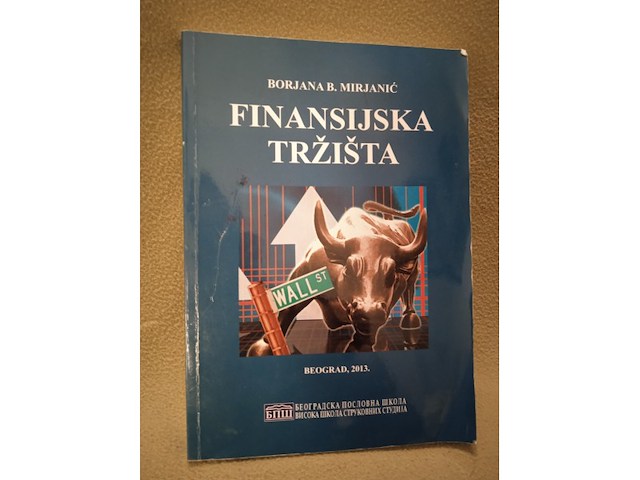 FINANSIJSKA TRŽIŠTA - Borjana Mirjanić