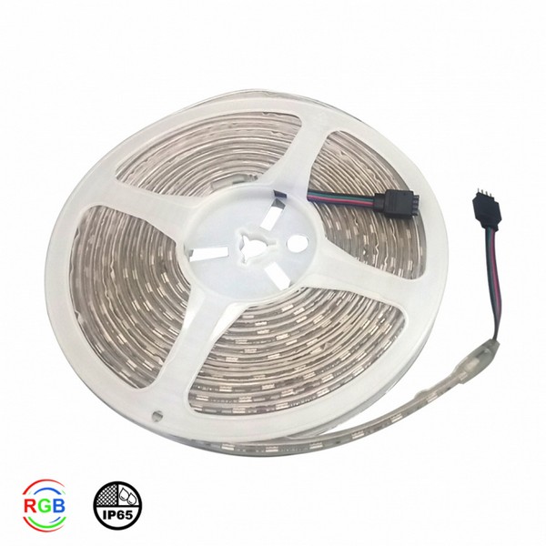 LED TRAKA RGB VT-5050 5m 12V 7W/1m IP65 2155