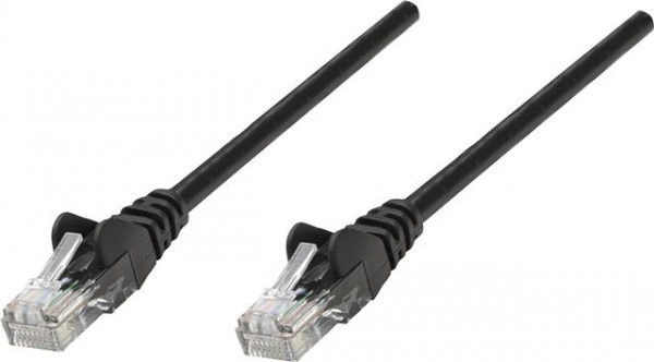 INTELLINET PATCH CABLE, CAT6 CERTIFIED, 1M, BLACK 738330