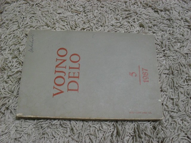 VOJNO DELO - 5/1987