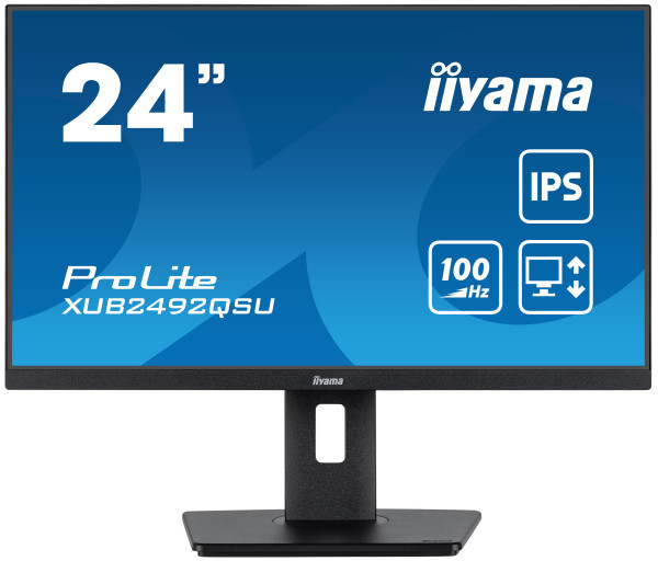 Monitor 23.8'' Iiyama XUB2492QSU-B1 IPS 2560x1440100Hz0.5msHDMIDPUSBzvučni