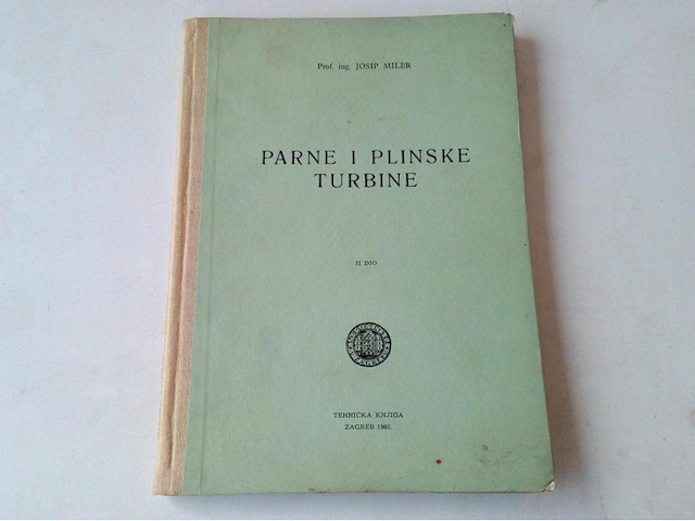 Td - PARNE I PLINSKE TURBINE II - Josip Miler