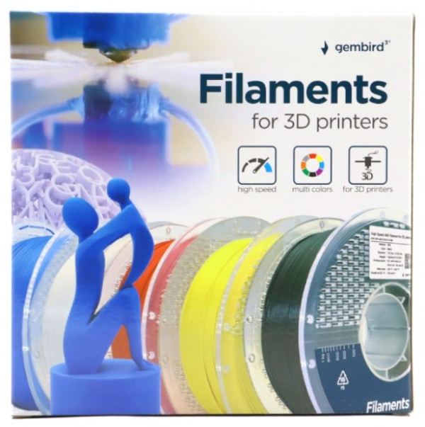 3DP-ABS1.75HY-01-R ABS filament velike brzine za 3D stampac 1.75mm, kotur 1KG RED