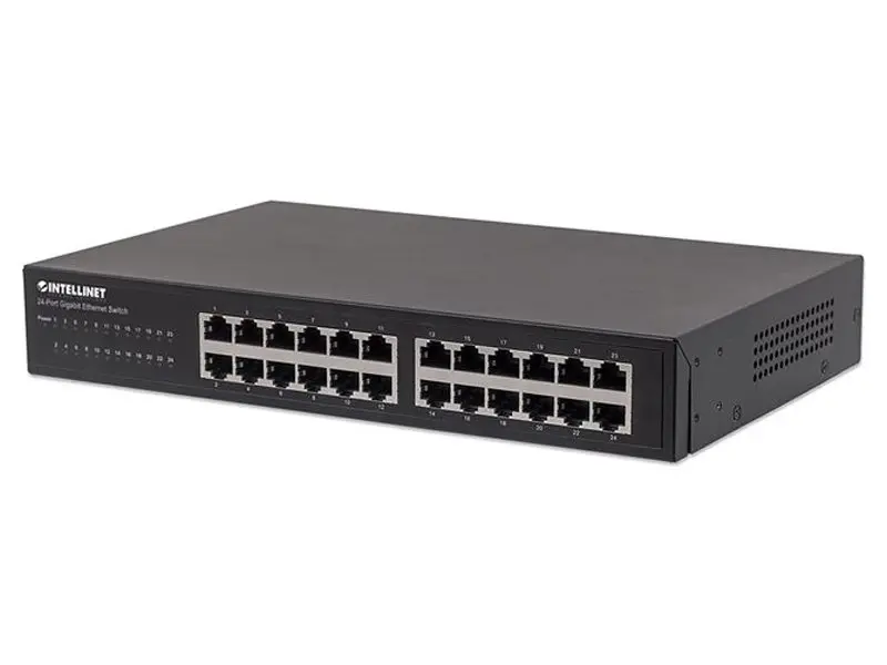 INTELLINET Svič 24-Port Gigabit Unmanaged 561273 Crni