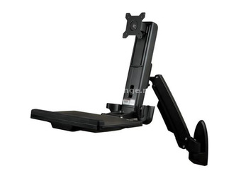 STARTECH Wall-Mounted Sit-Stand Desk - Single Monitor