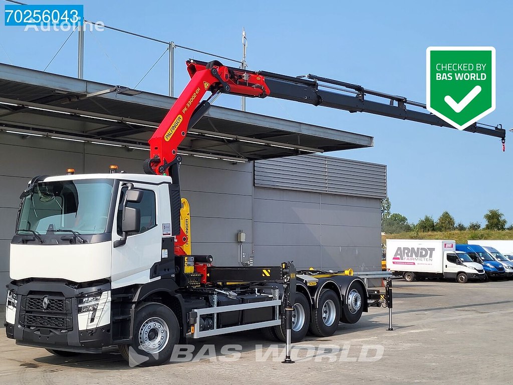 Novi Renault C 480 8X4 NEW! Palfinger PK33002 Kran Crane + 22tons Pallift EUR kamion rol kiper