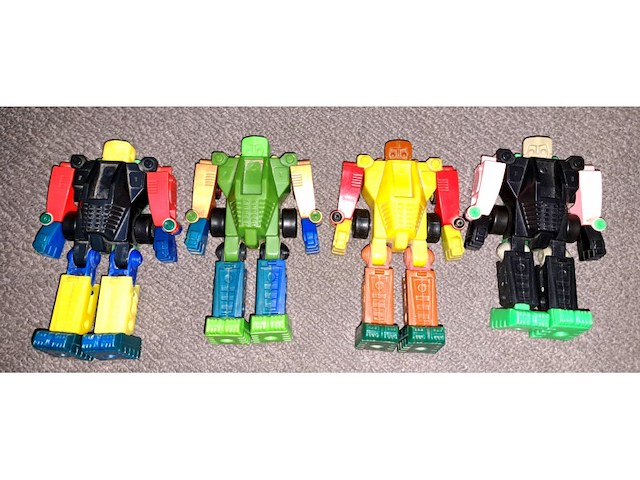 Yugo BOOTLEG TRANFORMERS retke 4 varijante