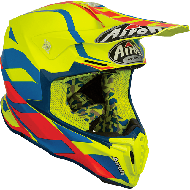 Airoh Twist Great Azure Yellow Fluo Matt kaciga