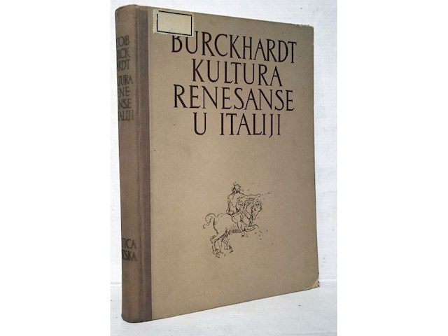 Kultura renesanse u Italiji - Jacob Burckhardt