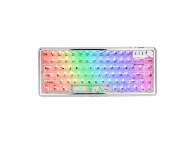 MARVO KG979G TRANSPARENT USB Tastatura