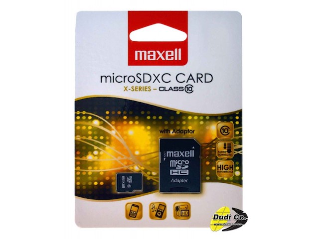 Maxell micro sdhc 32gb x-series+adapter, class 10