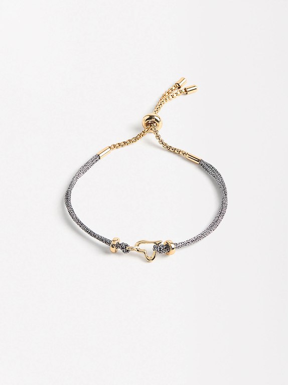 Adjustable Heart Bracelet