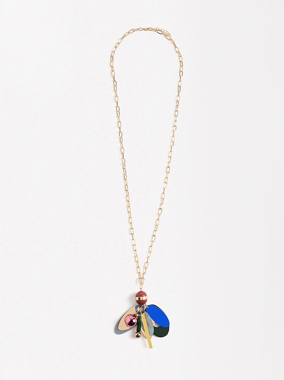 Multicolor Link Necklace