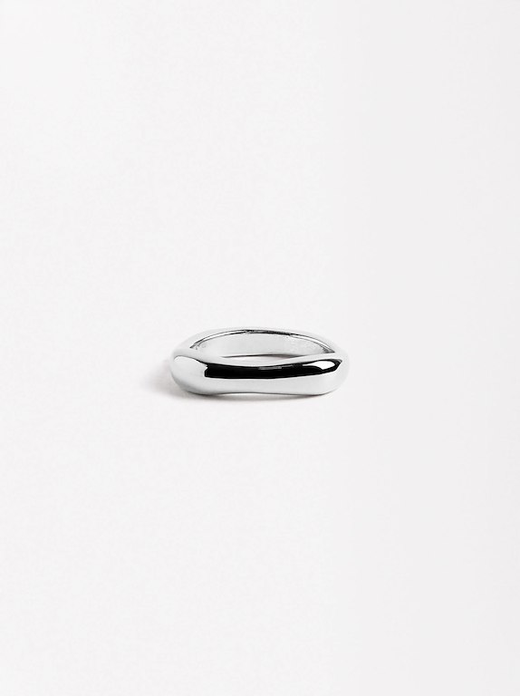 Rectangular Silver Ring