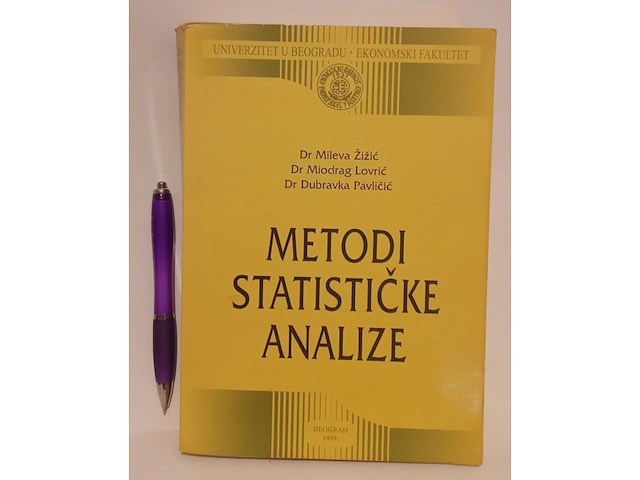 METODI STATISTIČKE ANALIZE - ŽIŽIĆ, LOVRIĆ, PAVLIČIĆ